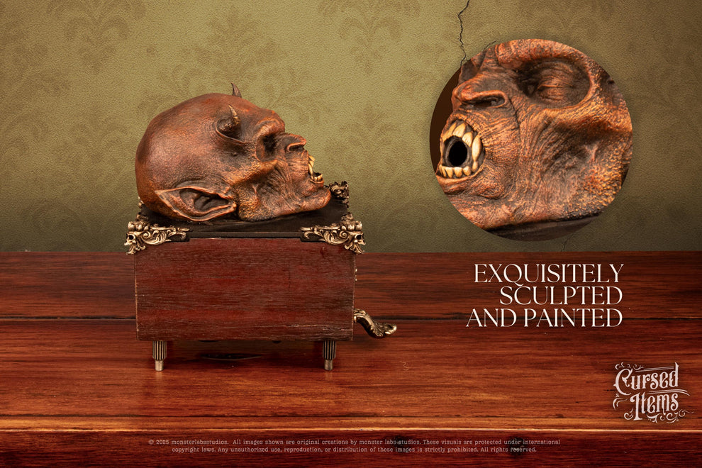 Smoking Demon Head – Handmade Oddity for Collectors of Dark Art and ...